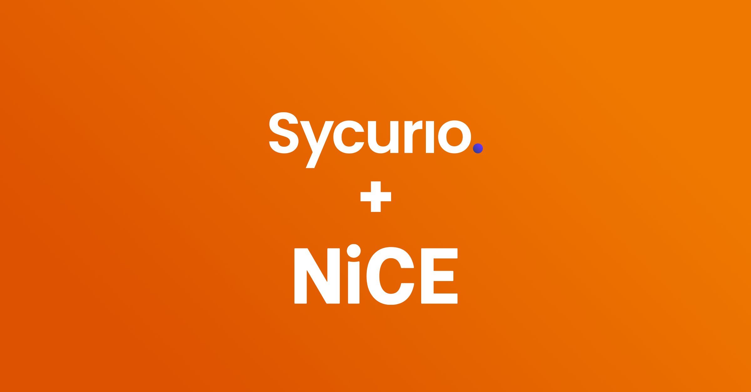 Sycurio announces NICE CXexchange availability.